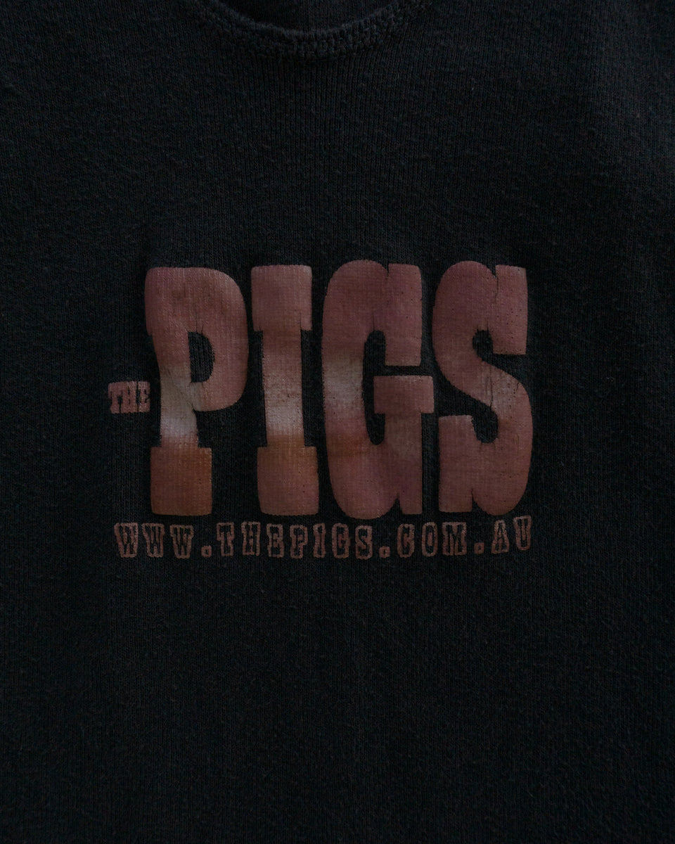"The Pigs" Ribbed Tank – UNSOUND RAGS