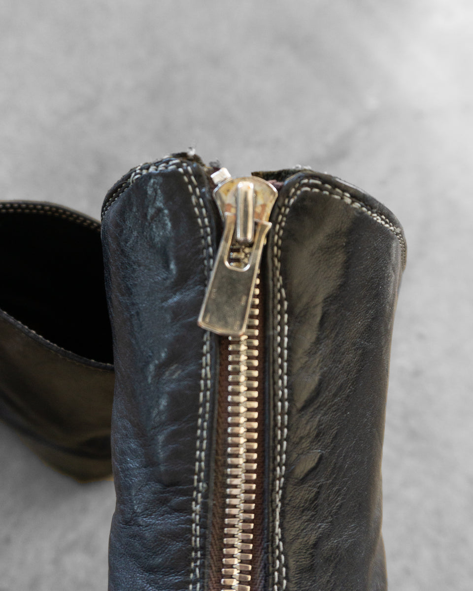 Guidi 998 Baby Calf Lug Back-Zip Boot – UNSOUND RAGS