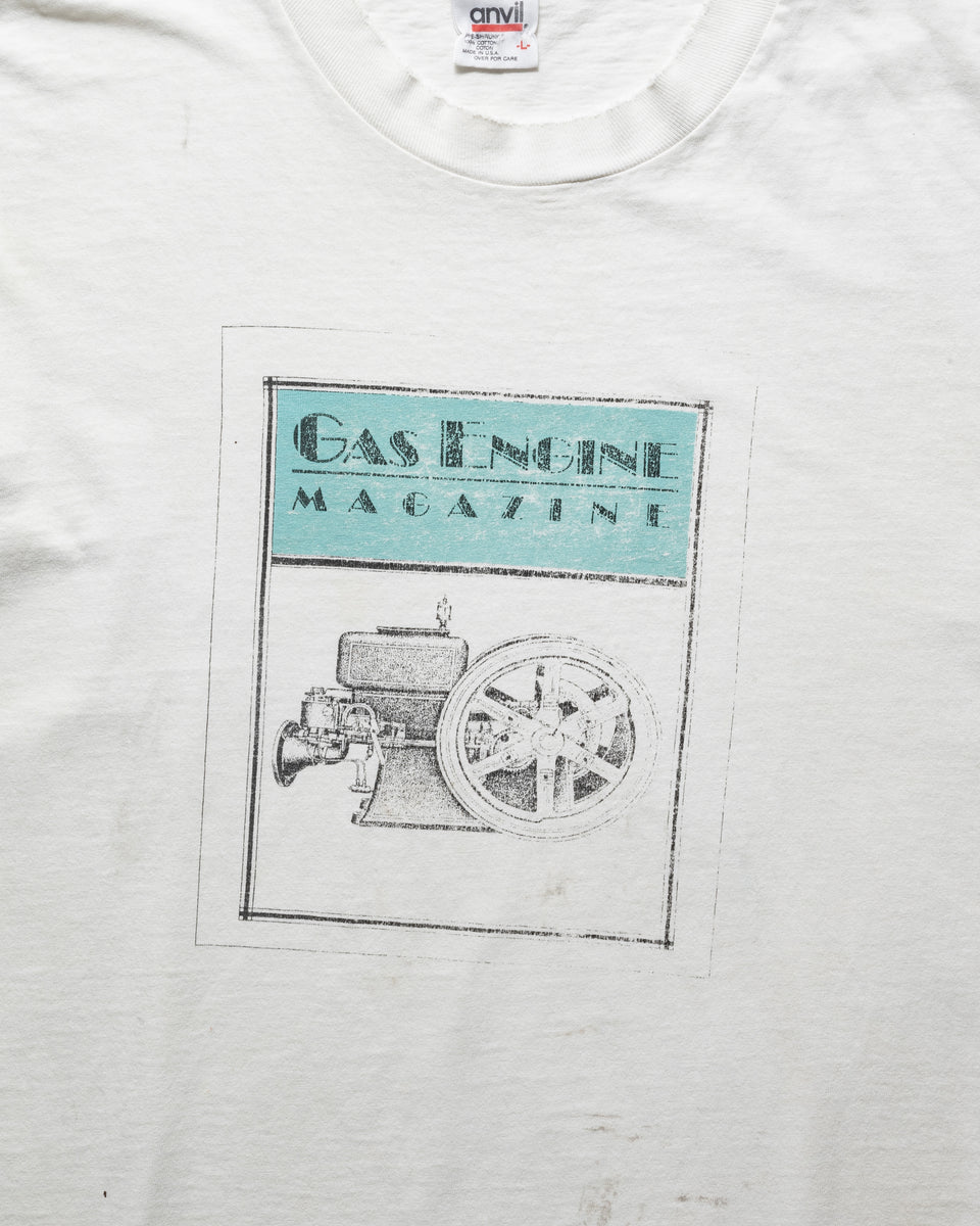 VINTAGE 1990S 'GAS ENGINE MAGAZINE' T-SHIRT – UNSOUND RAGS