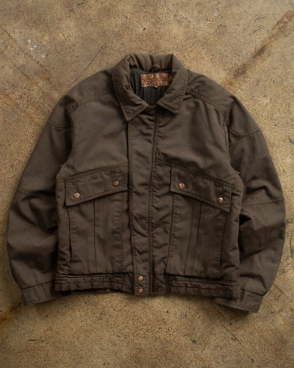 Brown Bomber Jacket - 1990s – UNSOUND RAGS