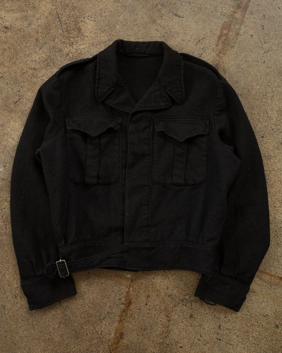 Black Over-Dyed "Eisenhower IKE" Wool Military Jacket - 1960s – UNSOUND ...