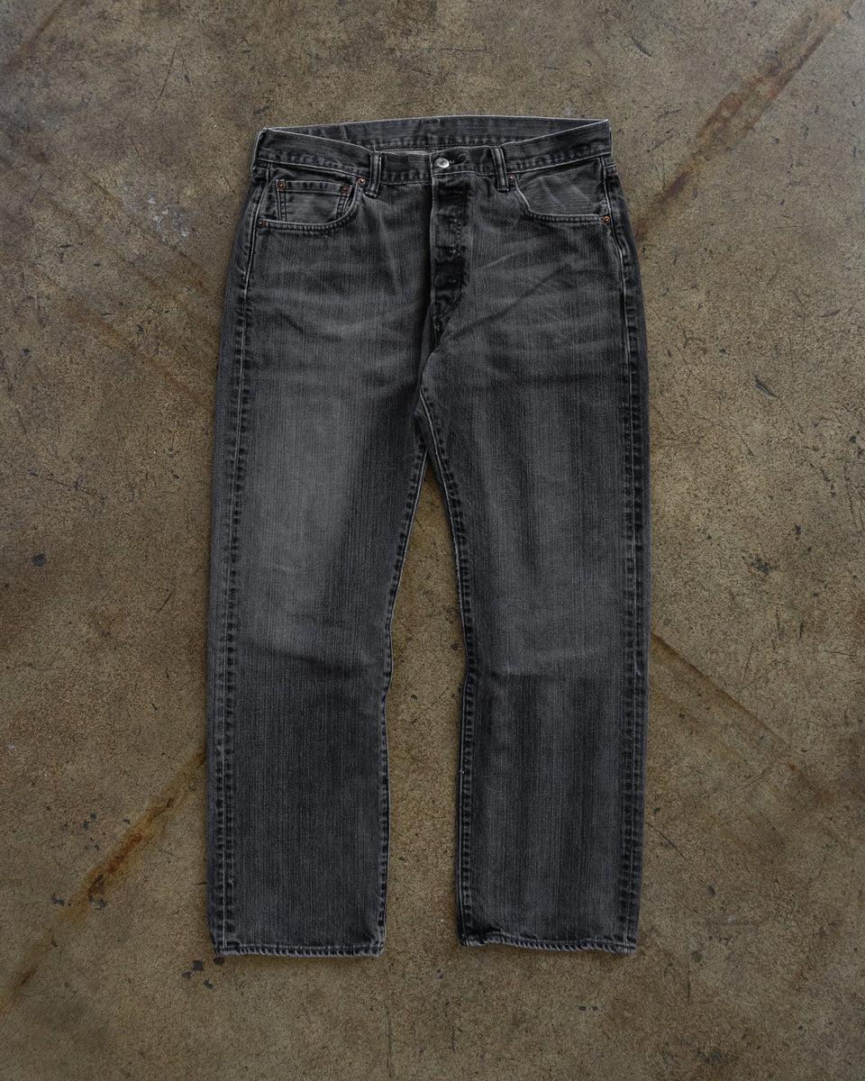 Levi's 501 Charcoal Grey Baggy Jeans - 1990s – UNSOUND RAGS