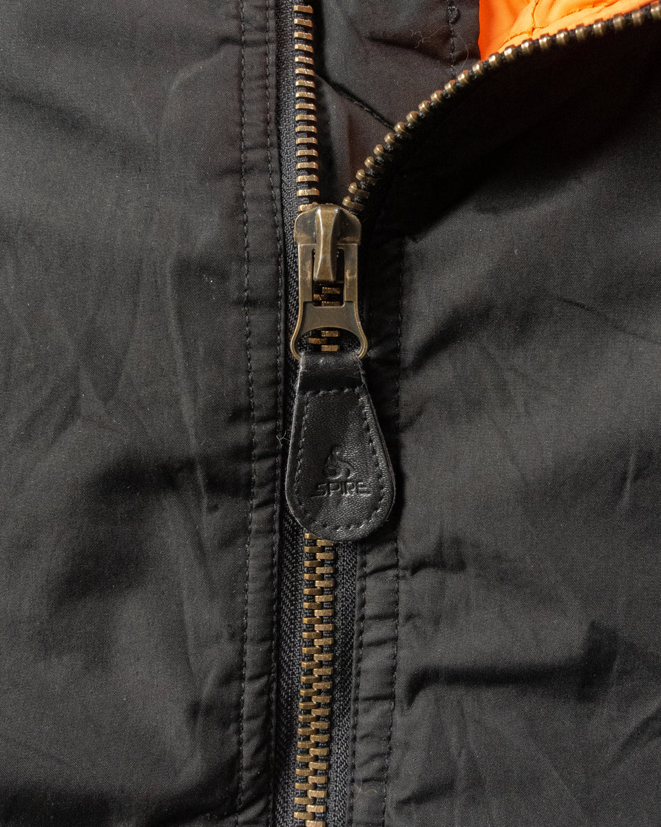 Black Bomber Jacket - 1990s – UNSOUND RAGS