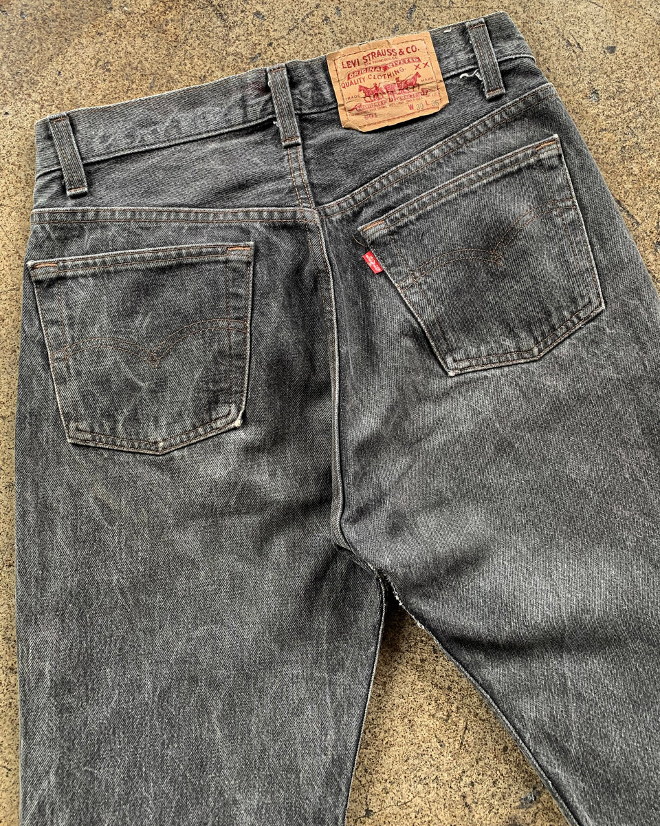 Levi's 501 Charcoal Grey Jeans - 1990s – UNSOUND RAGS