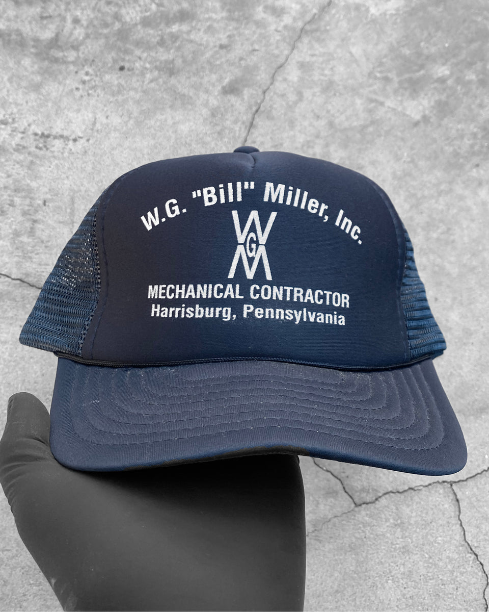 Navy "Mechanical Contractor" Trucker Hat - 1980s – UNSOUND RAGS