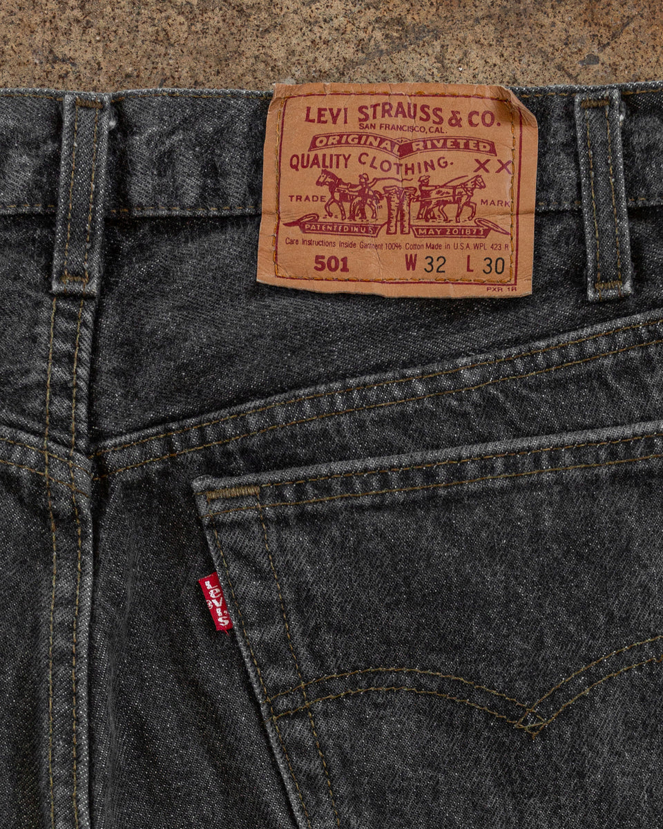 Levi's 501 Charcoal Grey Jeans - 1990s – UNSOUND RAGS