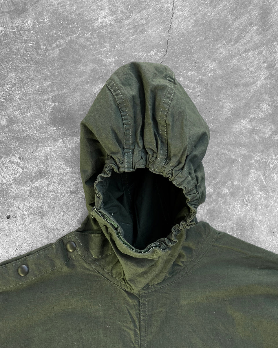 Olive Green Cut-off Hooded Coveralls - 1970s – UNSOUND RAGS