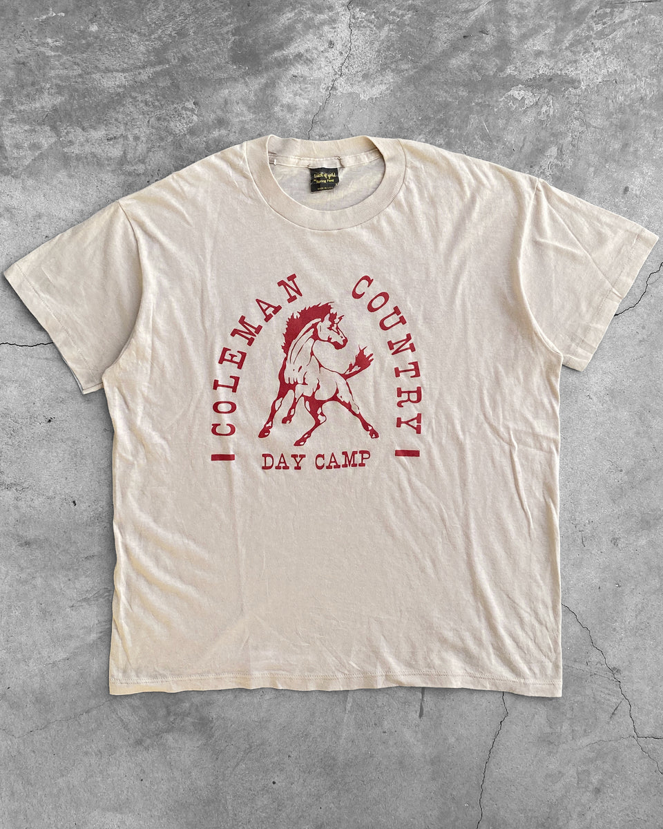 Single Stitched "Coleman Country Day Camp" Tee - 1980s – UNSOUND RAGS