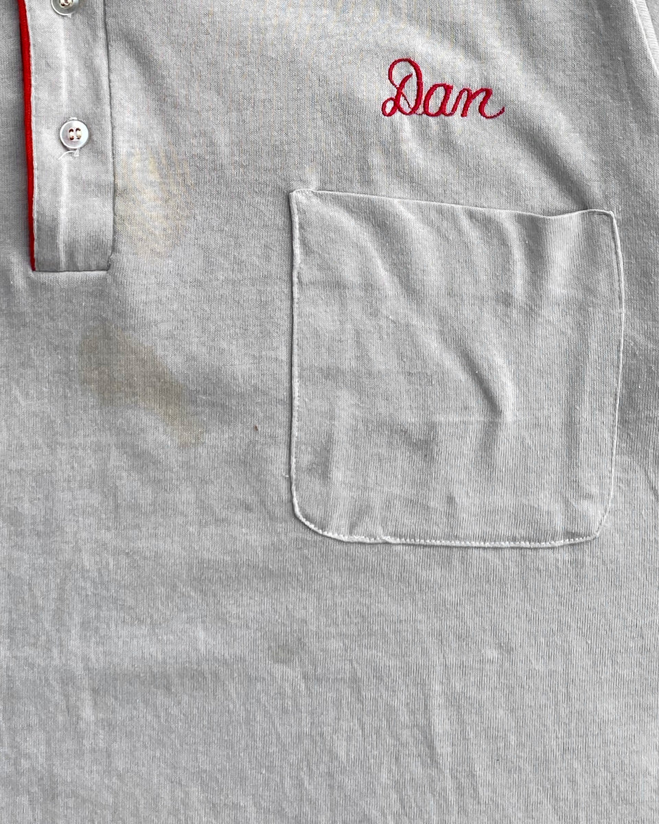Single Stitched Grey "Bingo" Polo - 1970s – UNSOUND RAGS
