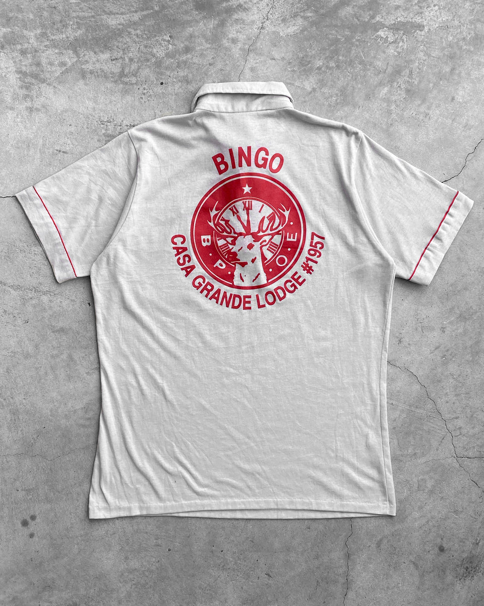 Single Stitched Grey "Bingo" Polo - 1970s – UNSOUND RAGS