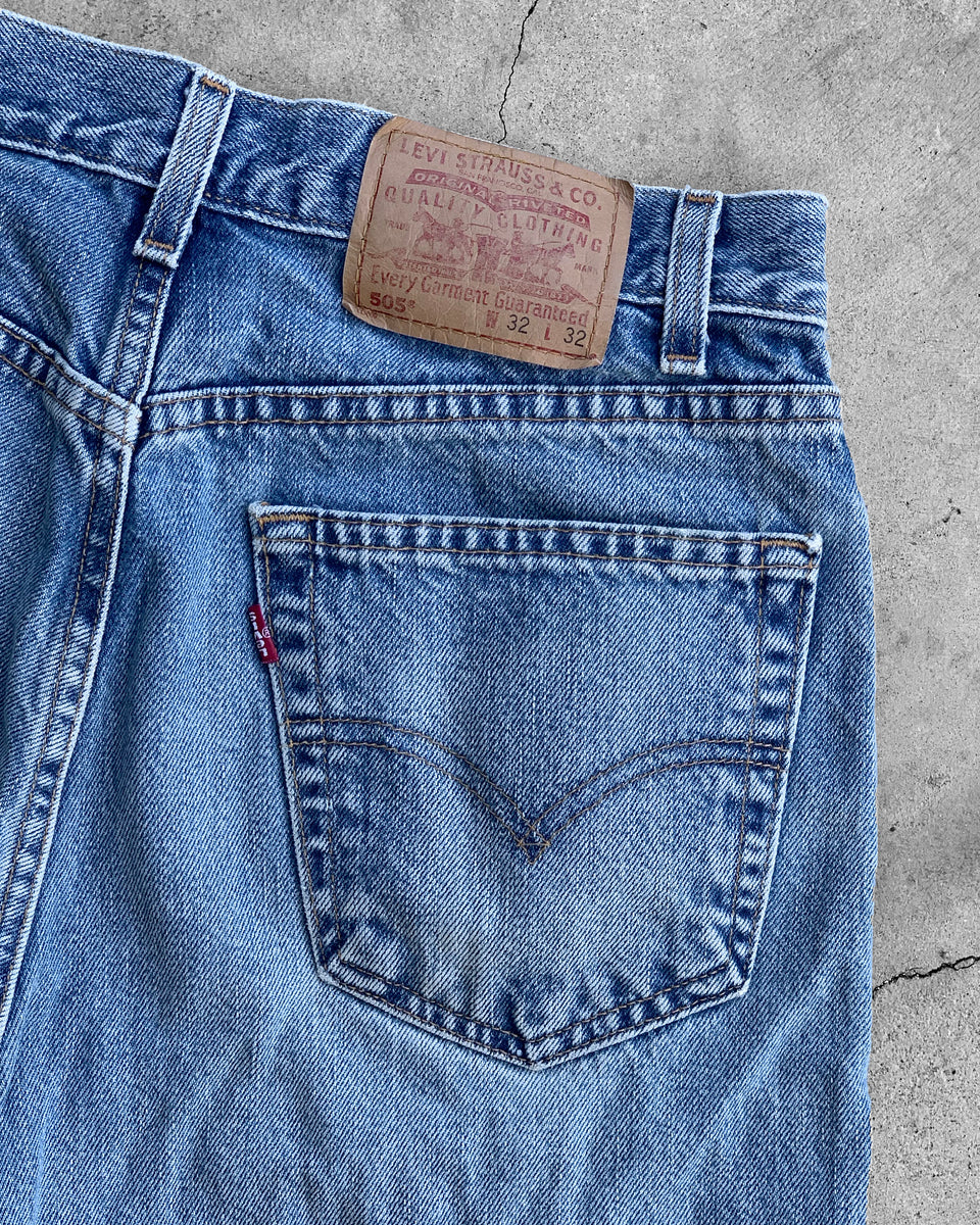 Levi's 505 Heel Bite Jeans - 1990s – UNSOUND RAGS