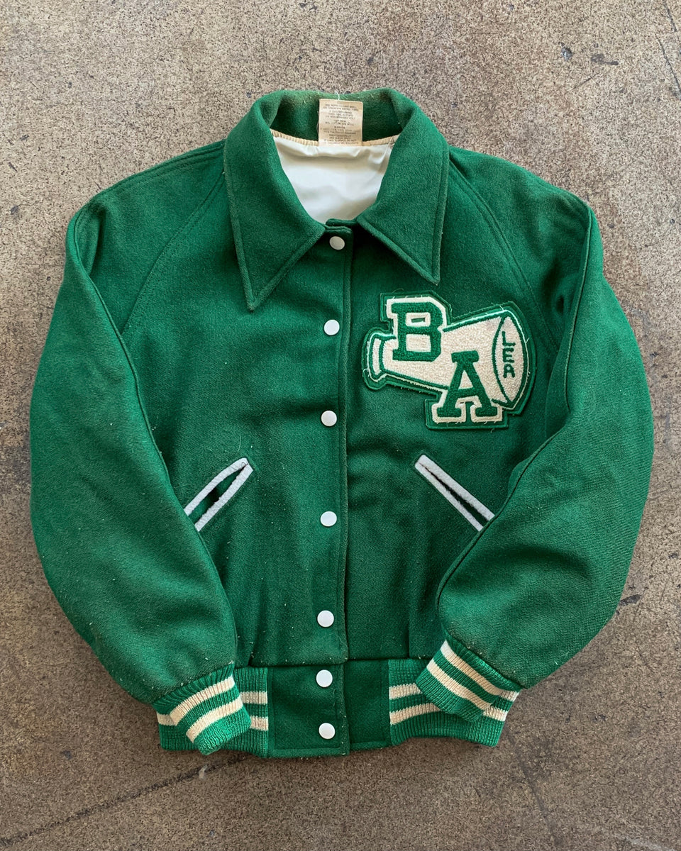 "Bryan Adams" Cheerleading Wool Varsity Jacket - 1980s – UNSOUND RAGS