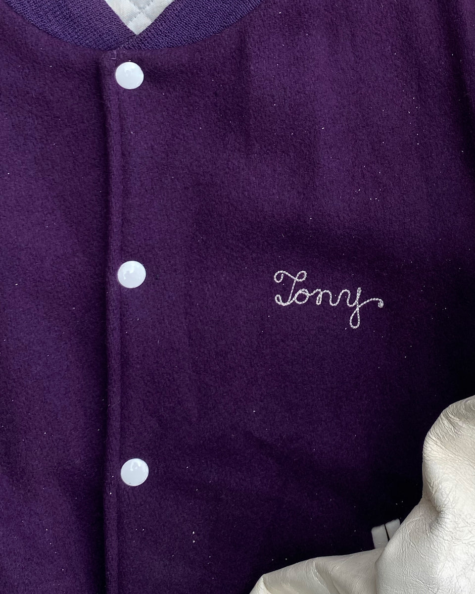 Purple"Garfield" Varsity Jacket - 1960s – UNSOUND RAGS