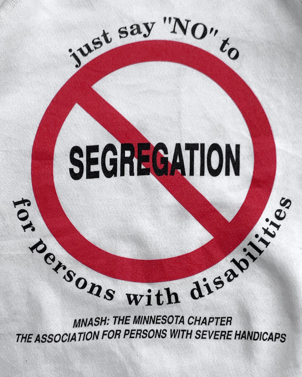 “Say No To Segregation” Raglan Sweatshirt - 1990s – UNSOUND RAGS