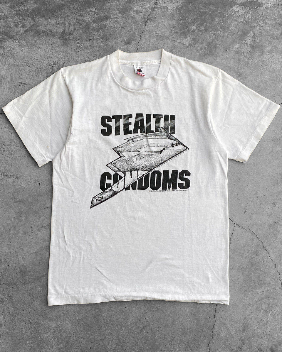 Single Stitched "Stealth Condoms" Tee - 1990s – UNSOUND RAGS