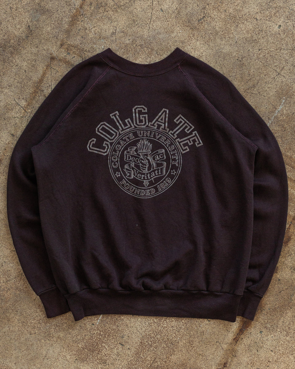 Colgate University Overdyed Sweatshirt - 1980s – UNSOUND RAGS