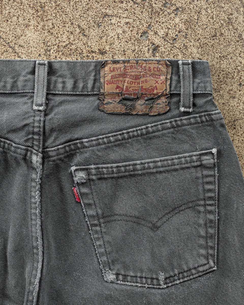 Levi's 501 Faded Charcoal Grey Jeans - 1990s – UNSOUND RAGS