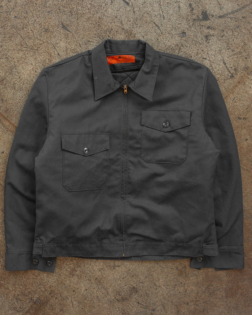 Grey Work Jacket with Removable Quilted Liner - 1980s – UNSOUND RAGS