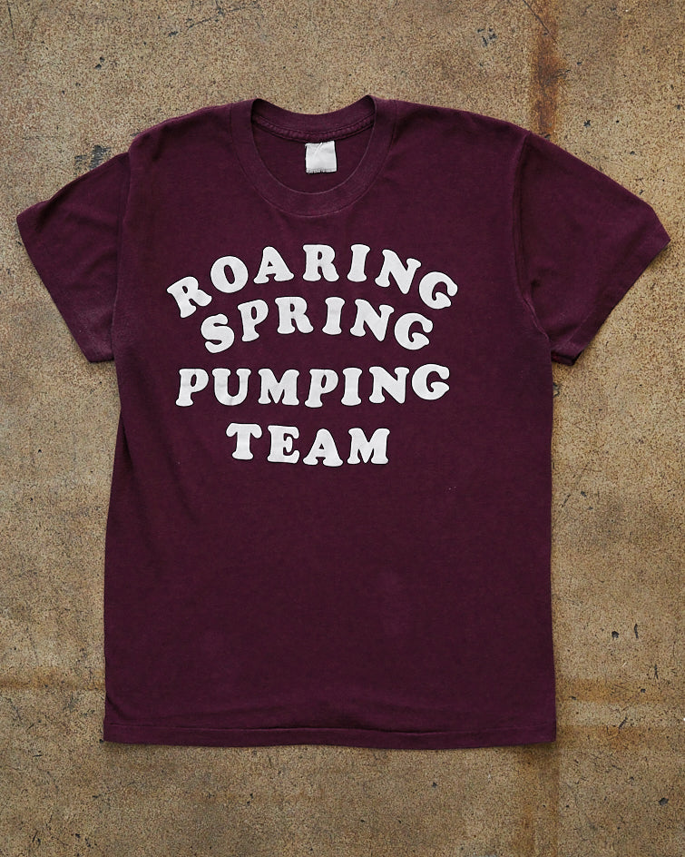 Single Stitched "Roaring Spring Pumping Team" Tee - 1980s – UNSOUND RAGS