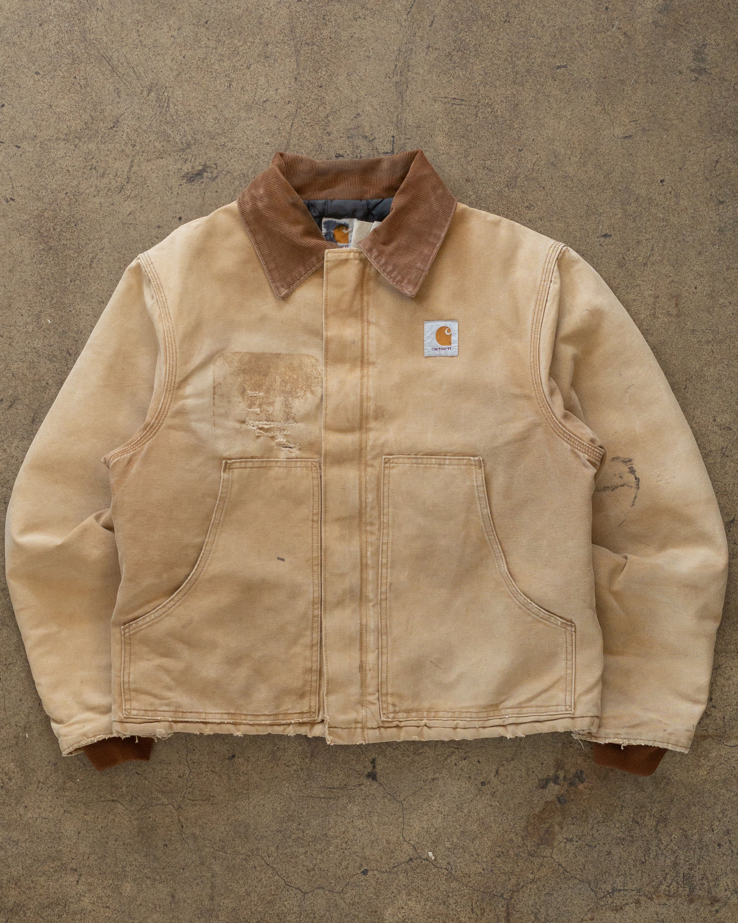 Carhartt Tan Distressed Arctic Work Jacket - 1990s – UNSOUND RAGS