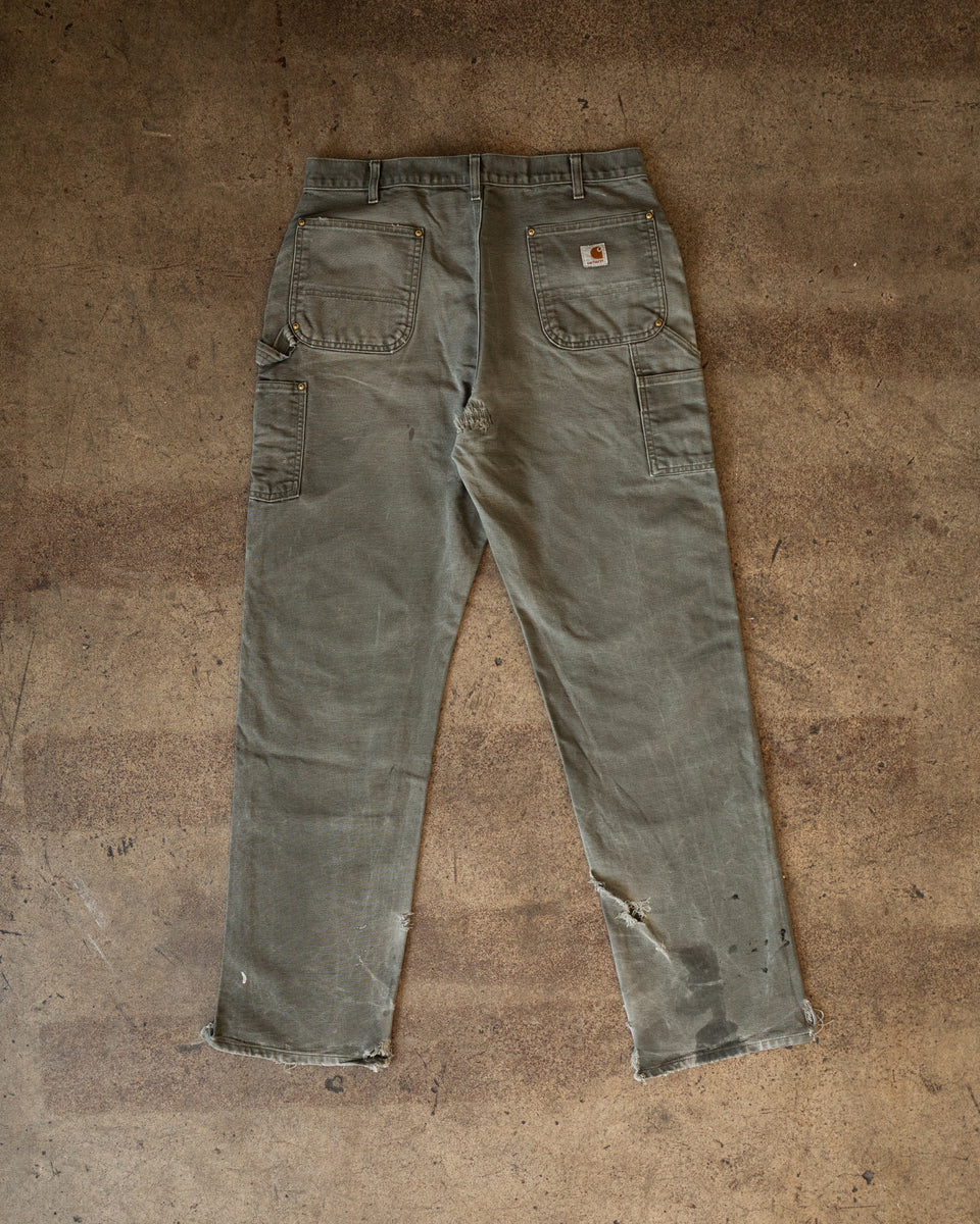Carhartt Olive Double Knee Work Pants - 1990s – UNSOUND RAGS